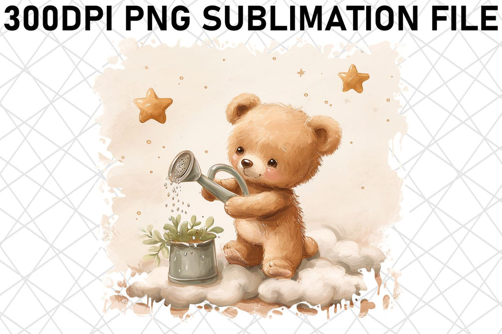 Cuddly Teddy Bear Sublimation Collection with Adorable Designs - So Fontsy