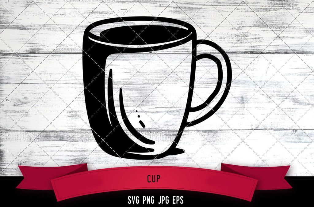 Cup Vector Bundle - JPG, SVG, PNG, EPS - Digital Download with ...