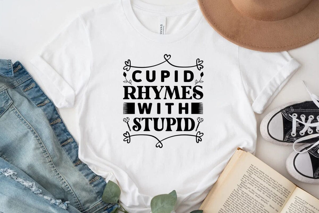 Cupid rhymes with stupid - So Fontsy