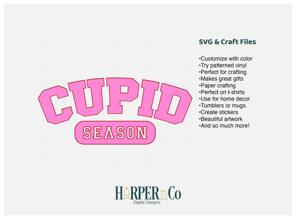 Cupid Season SVG PNG Cut EPS File - So Fontsy