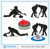 Curling SVG, Curling SVG Bundle, Curling Rock svg, Curling Vector ...