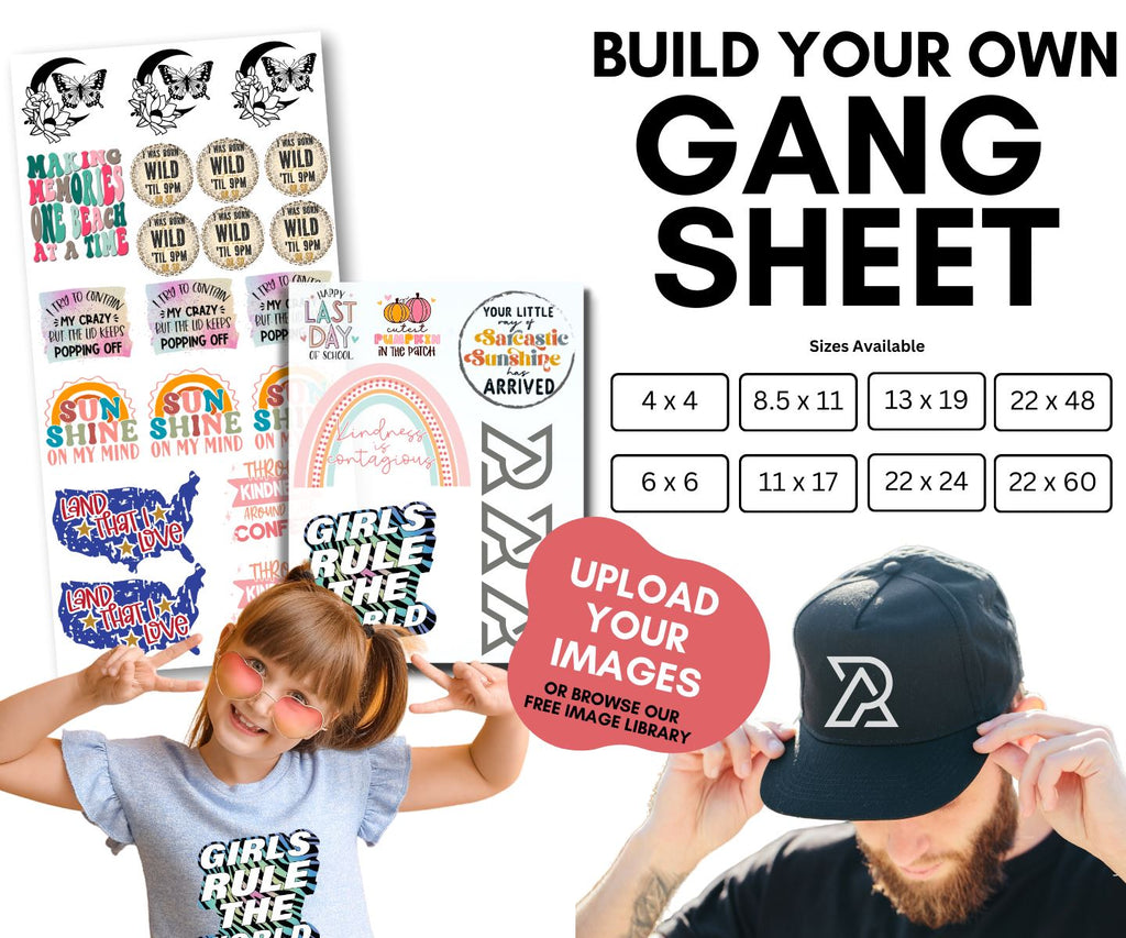 Custom DTF Gang Sheet Builder for T-Shirts | So Fontsy