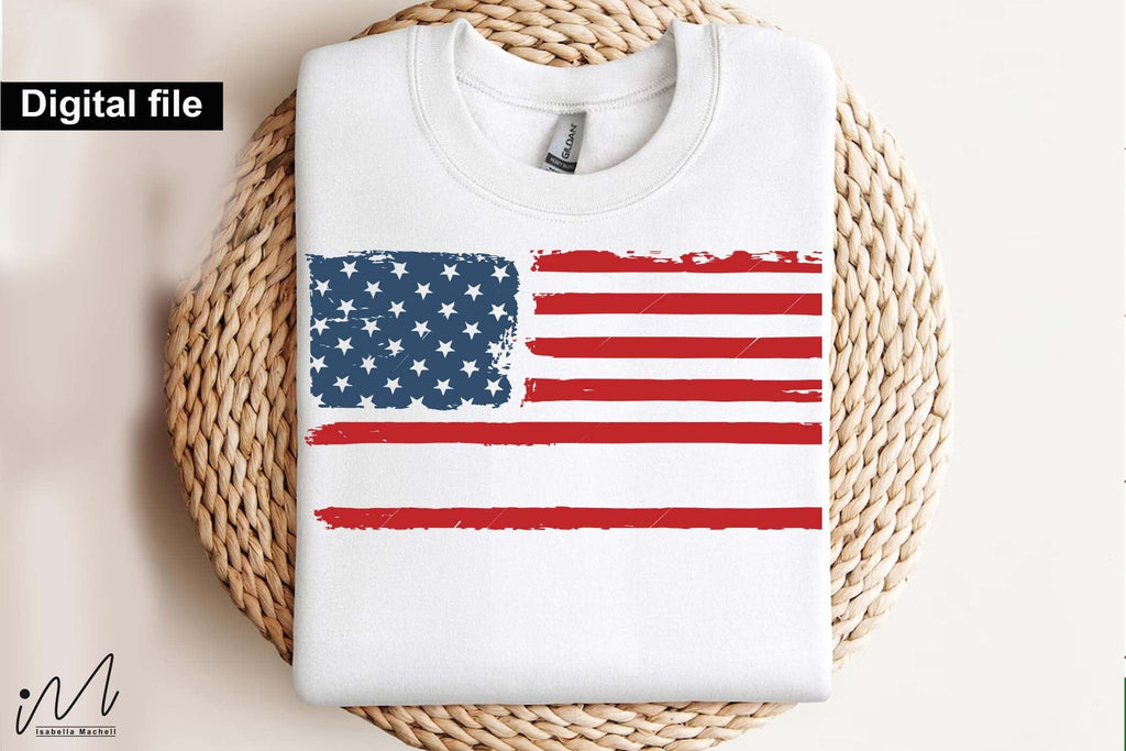 Custom USA Flag svg, Vertically and Horizontal SUA Flag, USA destressed ...