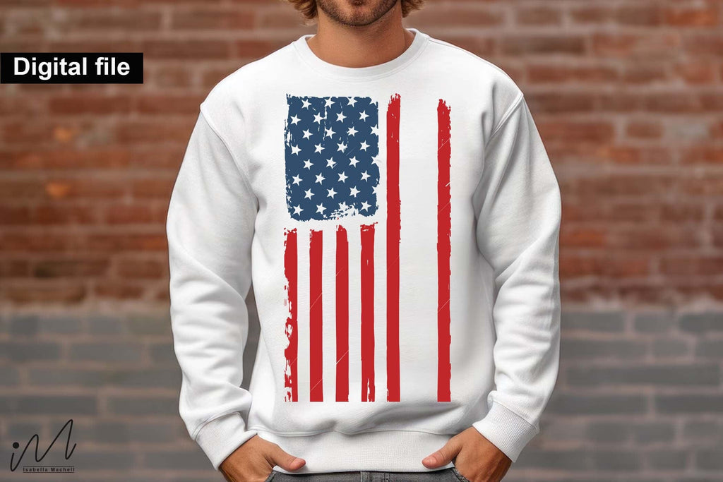 Custom USA Flag svg, Vertically and Horizontal SUA Flag, USA destressed ...