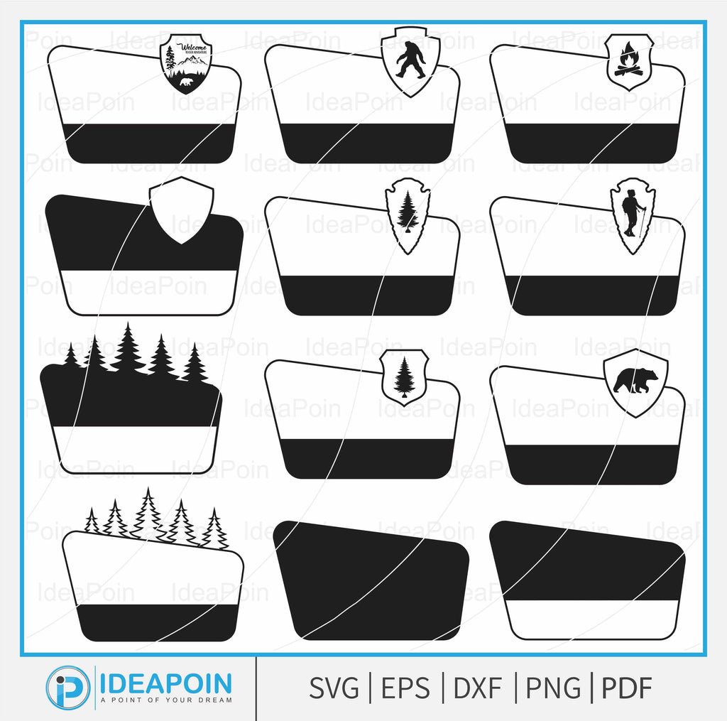 Customizable National Park Sign svg, National Park Clipart, National ...