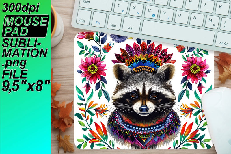 Customize your mouse pad with vibrant sublimation designs! , Raccon ...