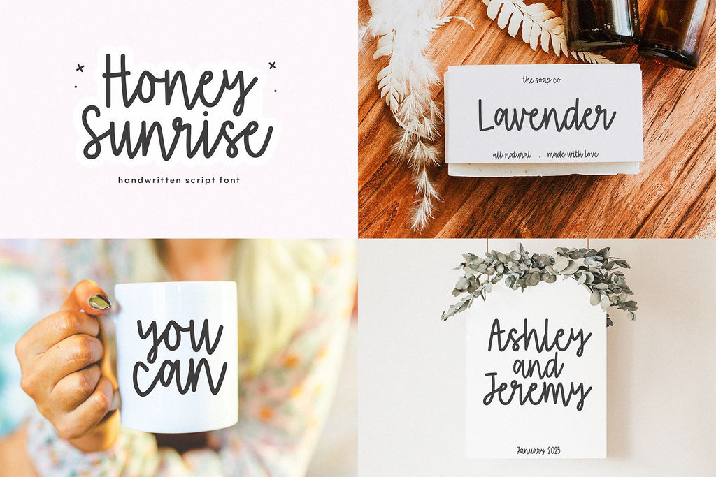 Cute and Crafty Font Bundle - 20 Fonts For Crafters - So Fontsy
