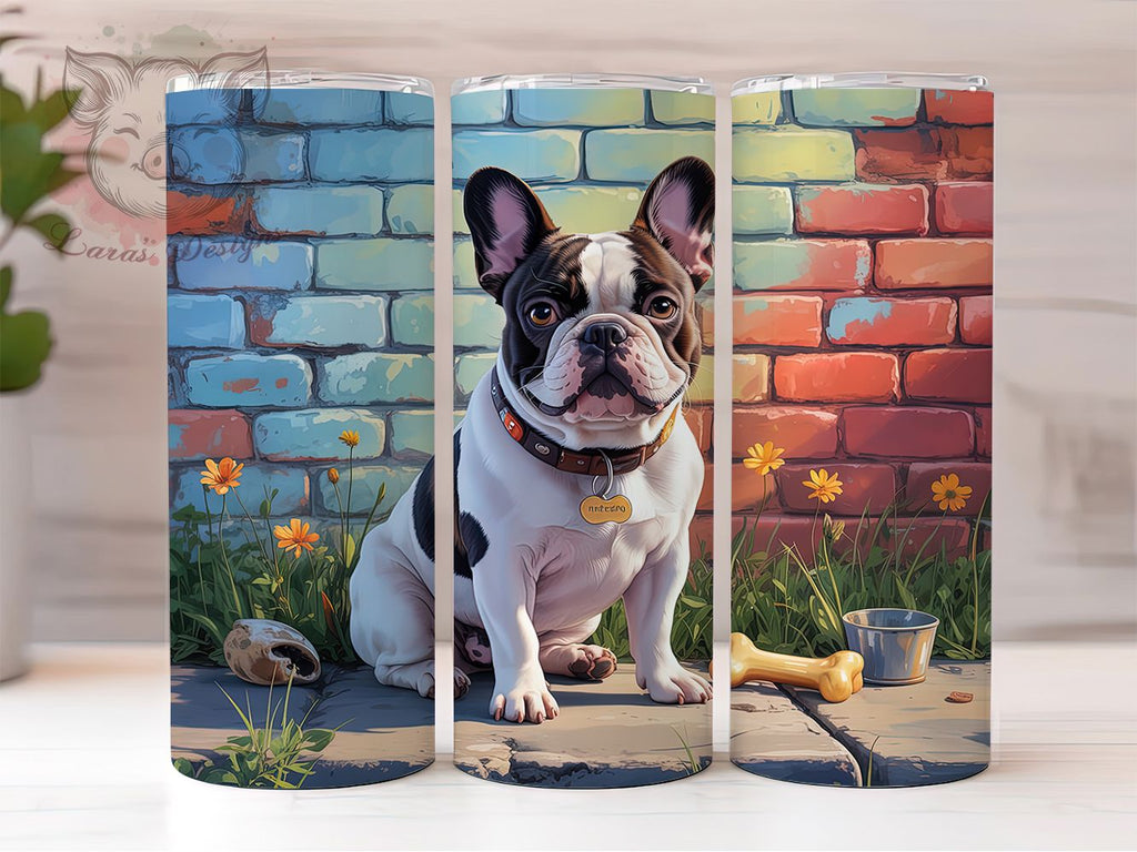 Cute Bulldog Lover Tumbler, Dog Lover Wrap, Cute Bulldog Cup, 20oz ...