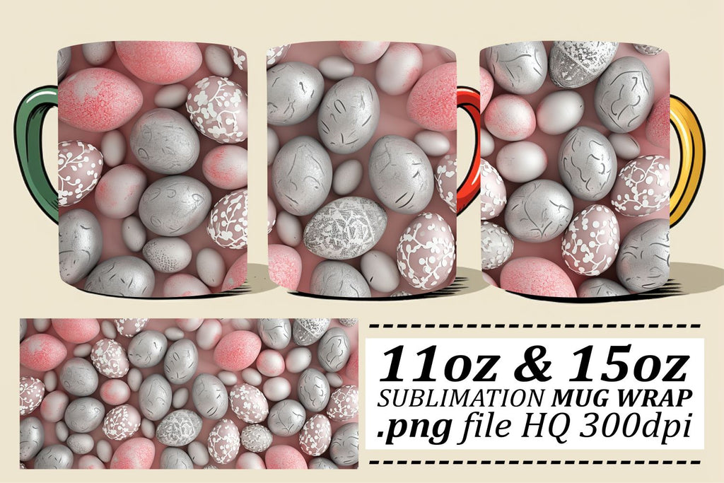 Cute Bunny Ears Mugs | Spring Sublimation 11oz 15oz - So Fontsy