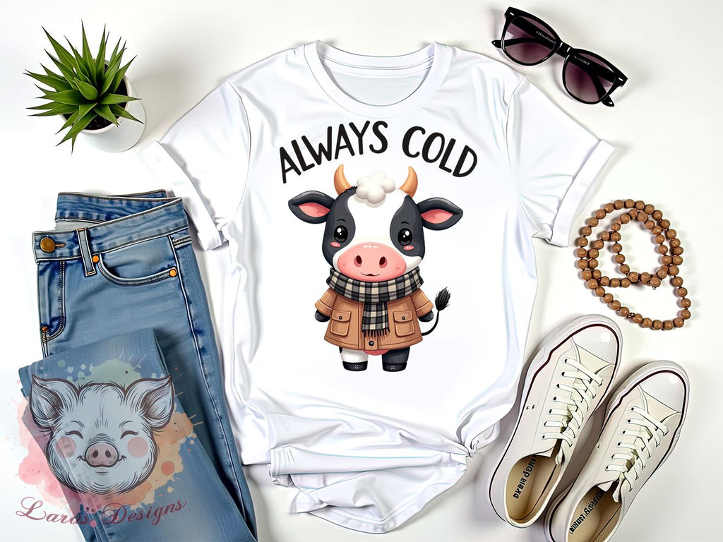 Cute Cow Design, Funny Cow PNG, Sarcastic Art, Sublimation Download ...