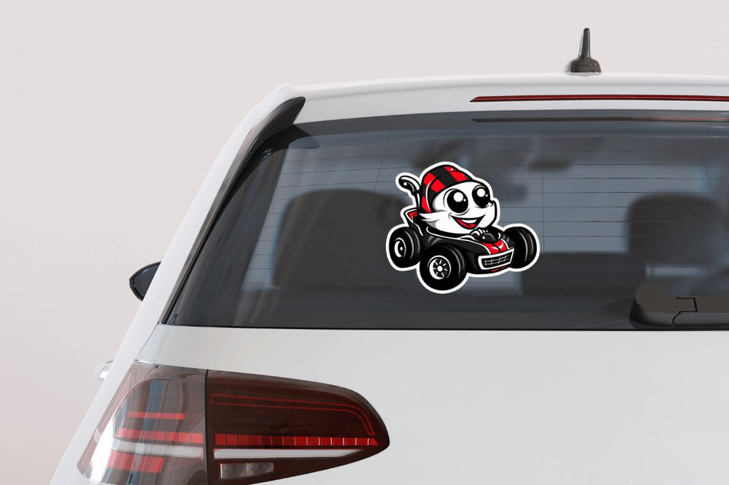 Cute Racing Car Stickers Bundle - So Fontsy