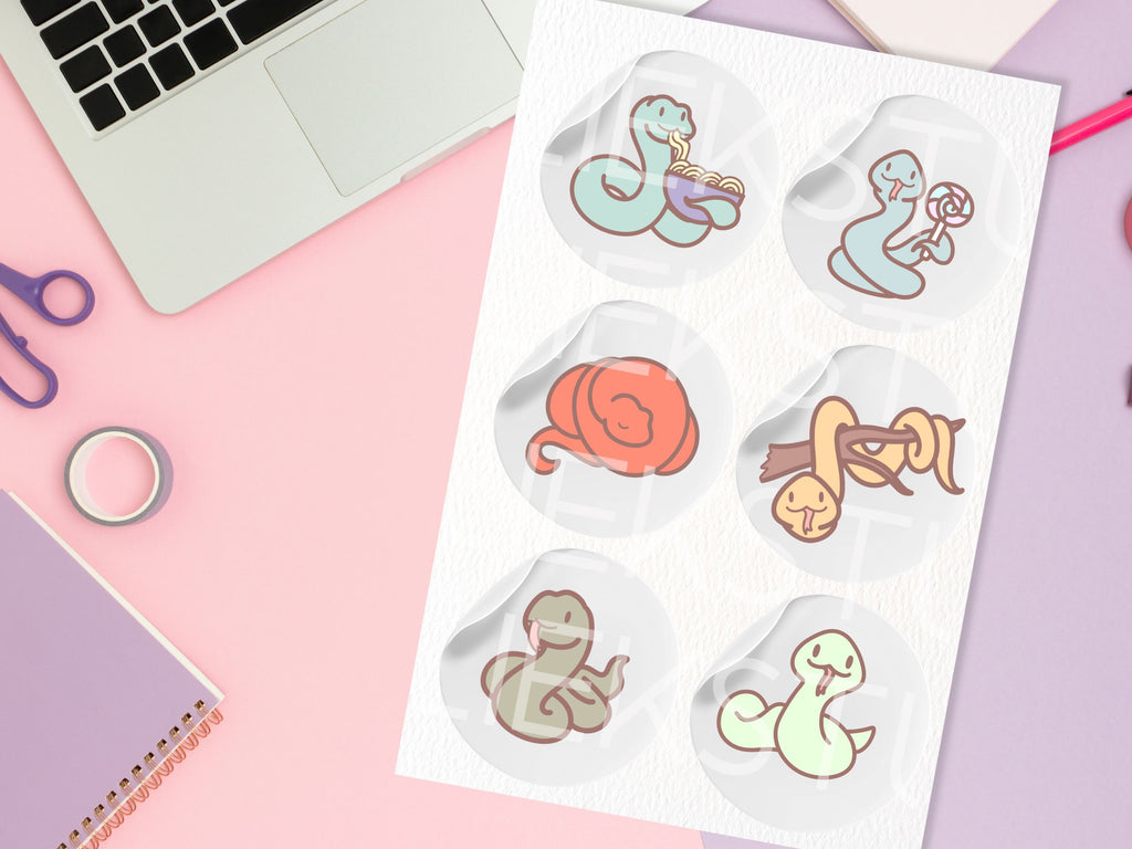 Cute Snakes SVG Design Set - So Fontsy