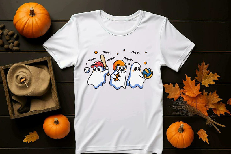 Cute Sport Ghost Halloween svg & sublimation - So Fontsy