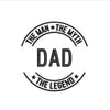 Dad Machine Embroidery Design, 4 sizes, Instant download - So Fontsy