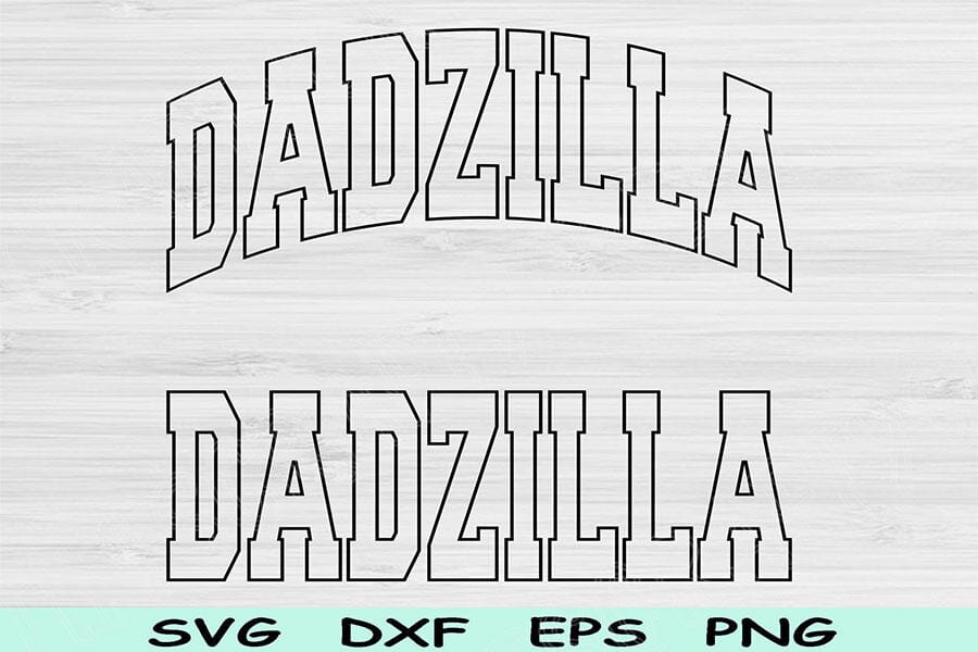 Dadzilla Svg Png Cut Files, Dad Svg, Daddy Svg Files For Cricut, Dad ...