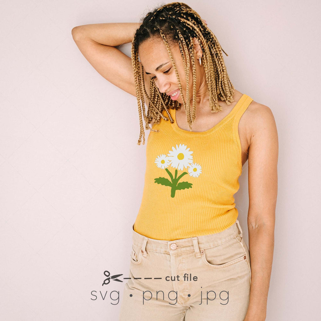 Daisy borders, stencils and frames svg bundle - So Fontsy