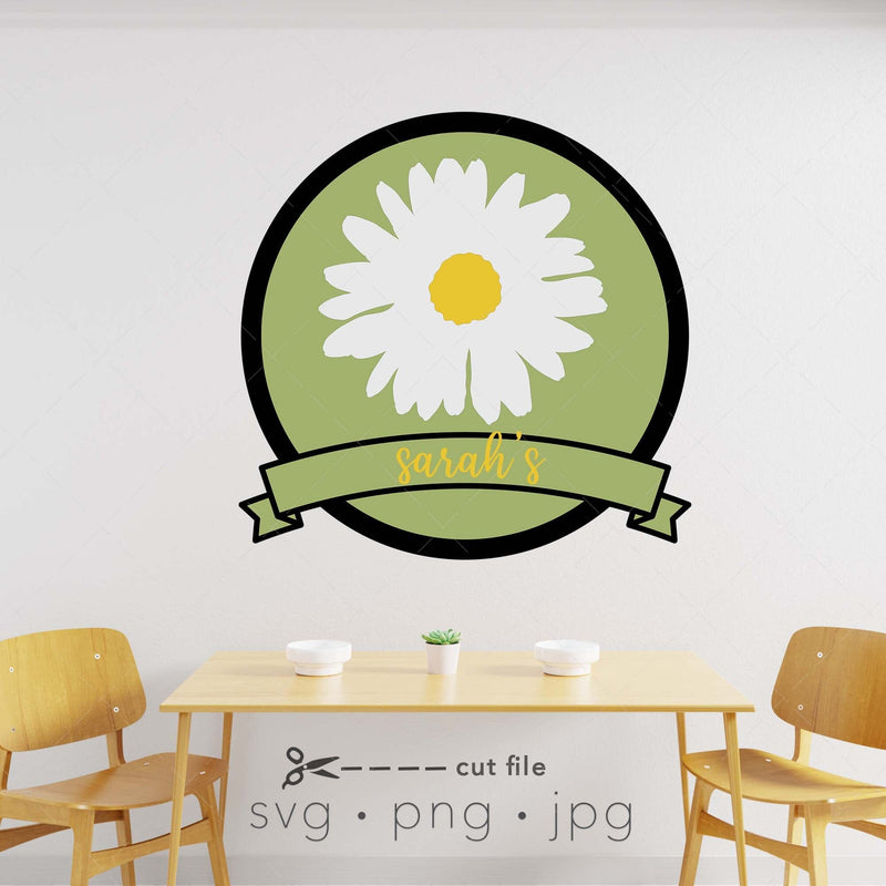 Daisy borders, stencils and frames svg bundle - So Fontsy