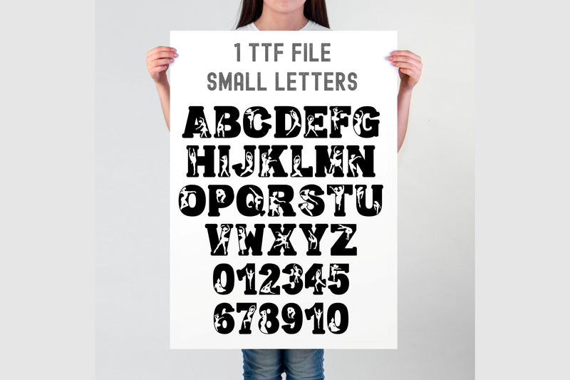 Dance Font Alphabet Svg, Dance Svg, Dancing Letters Svg, Dancer Silhou ...