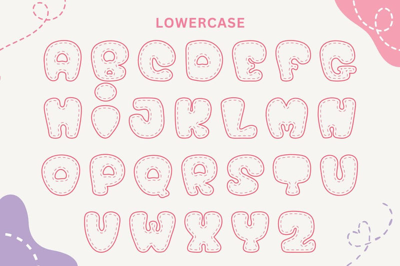 Dash Bubble - Decorative Font - So Fontsy