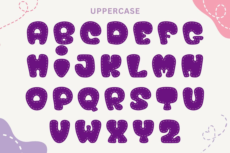 Dash Bubble - Decorative Font - So Fontsy