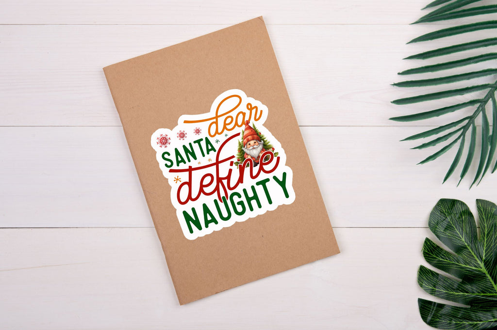 Dear santa define Sticker Design - So Fontsy
