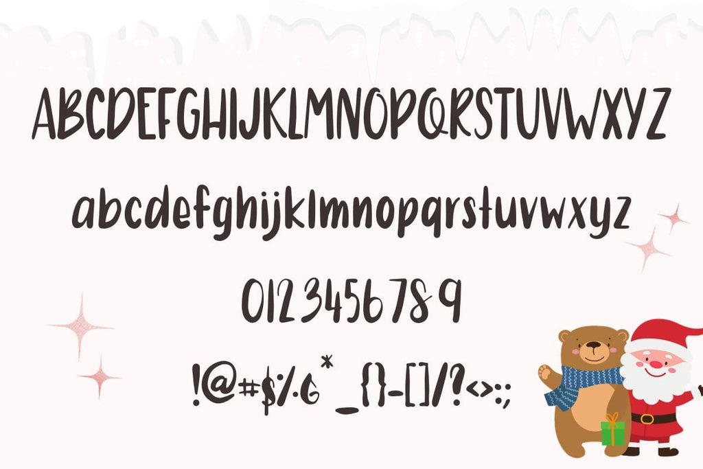 Dear Santa - Handwritten Font - So Fontsy