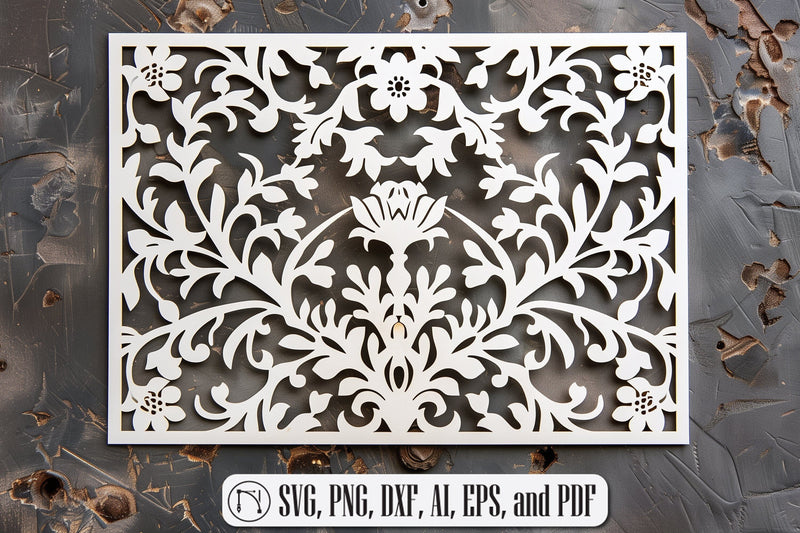 Decorative Laser Cut Panels template SVG - So Fontsy
