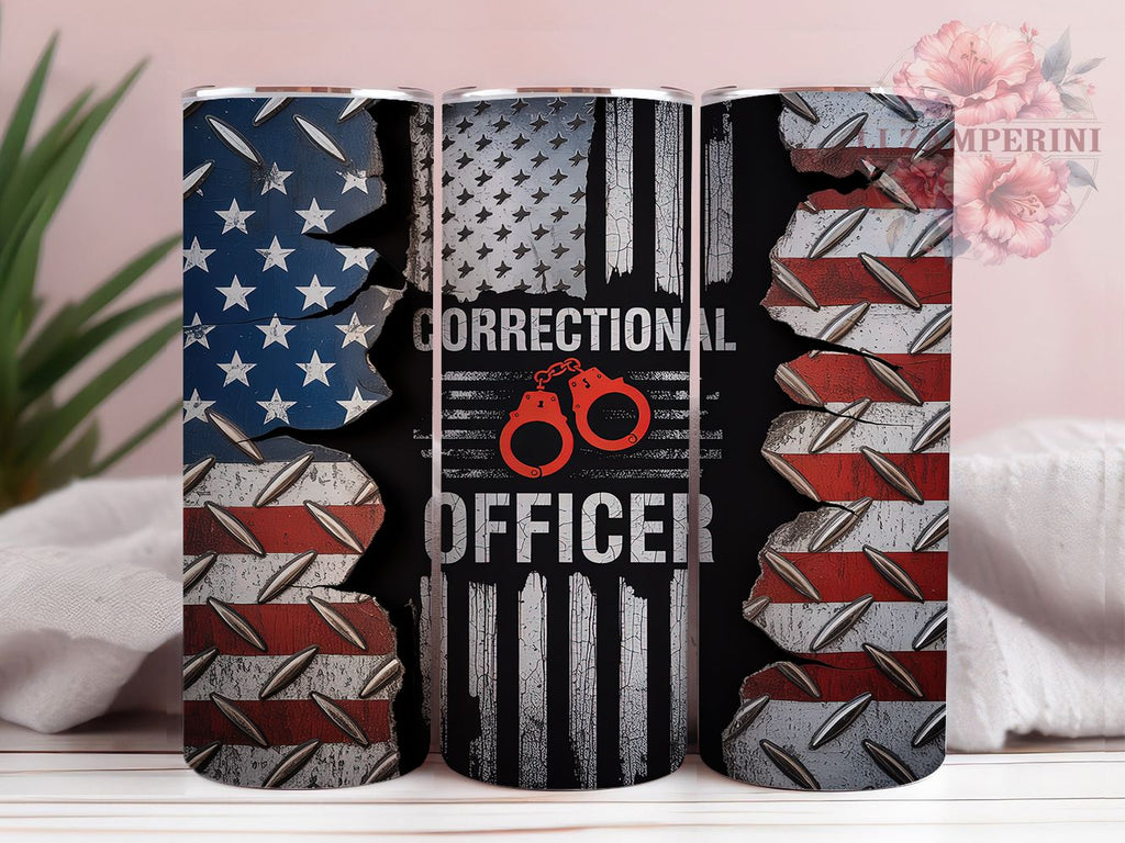 Dedicated Duty Correctional Officer Tumbler, Prison Guard Tumbler ...