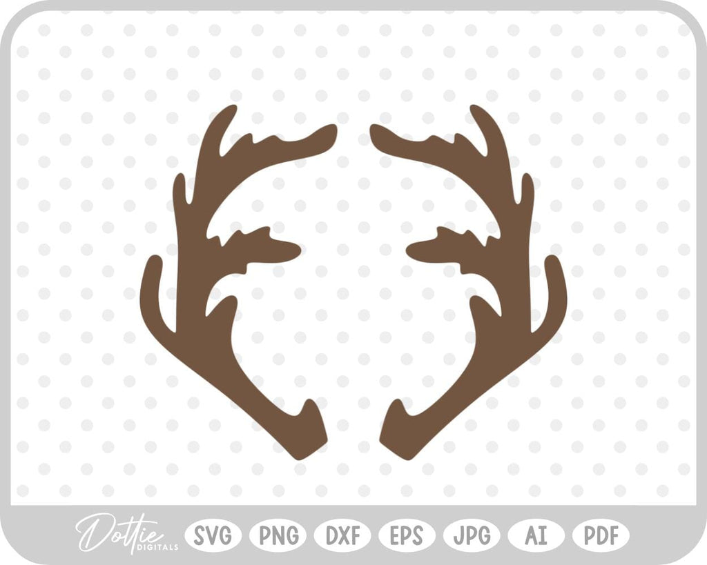 Deer Buck Stag Antlers - So Fontsy