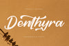 Denthyra - Modern Bold Script - So Fontsy