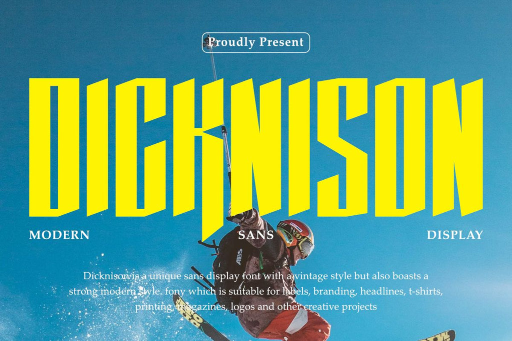 Dicknison – Modern Sans Display Font - So Fontsy