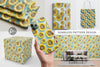 Digital Paper 3D Sunflowers Pattern - So Fontsy
