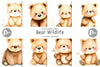 Digital Paper Bear Wildlife - So Fontsy