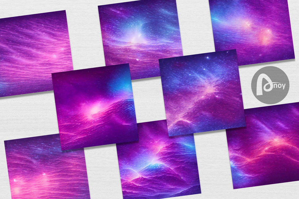 Digital Paper Fantasy Space Background - So Fontsy