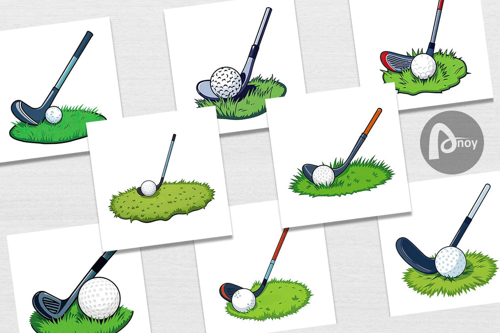 Digital Paper Golf Club - So Fontsy