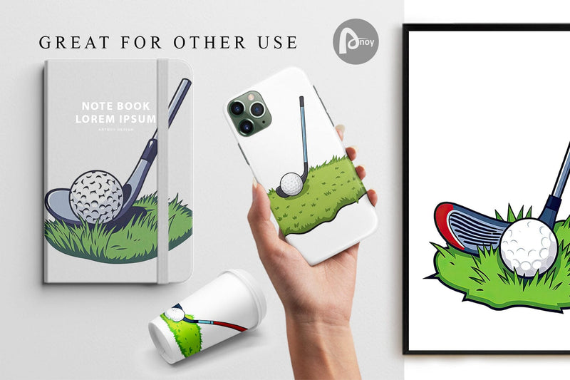 Digital Paper Golf Club - So Fontsy