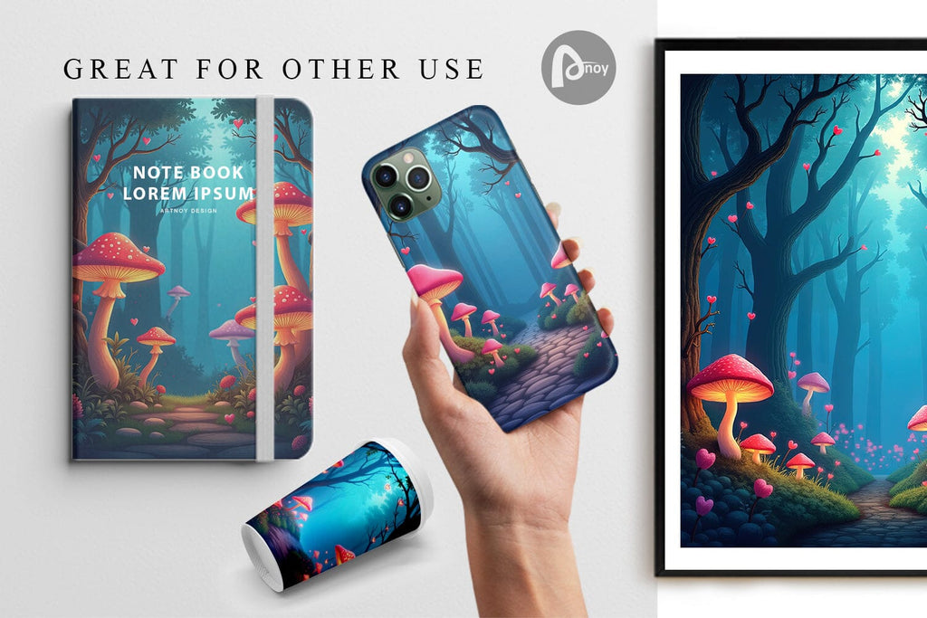 Digital Paper Magic Forest - So Fontsy