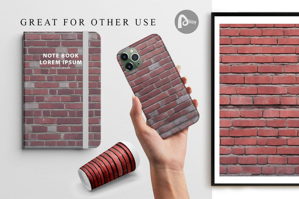Digital Paper Realistic Brick Texture - So Fontsy