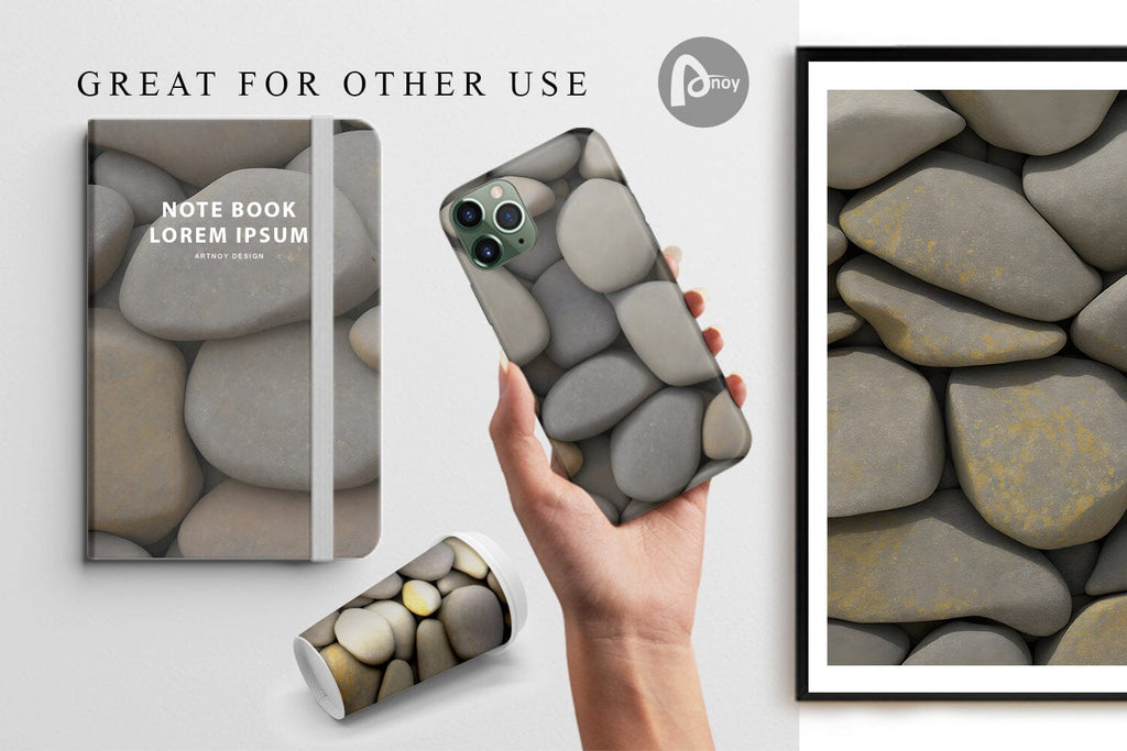 Digital Paper Rocks Background - So Fontsy