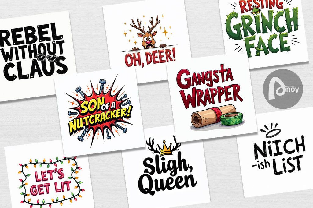 Digital Paper Sassy Reindeer Games - So Fontsy