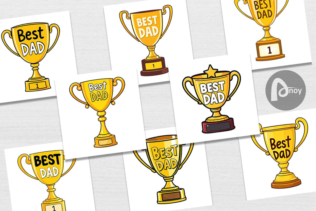 Digital Paper Trophy - So Fontsy