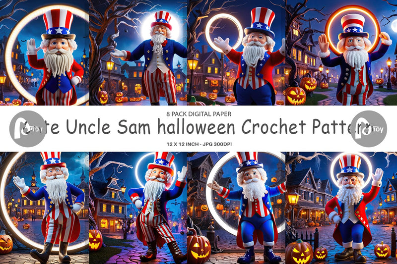 Digital Paper Uncle Sam - So Fontsy