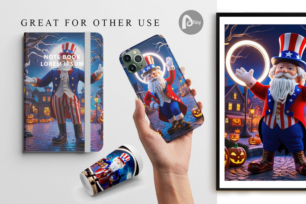 Digital Paper Uncle Sam - So Fontsy