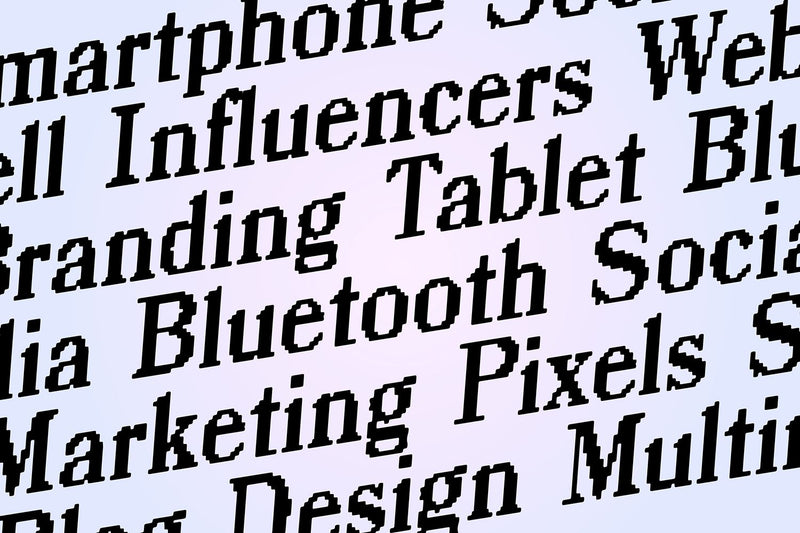 Digital Sunshine Pixelated Serif Font - So Fontsy