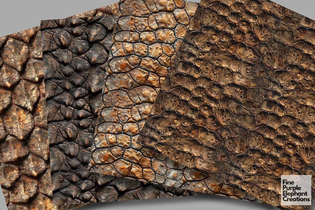 Dinosaur Skin Scale Texture Digital Paper - Prehistoric Jurassic - So ...