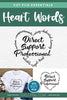 Direct support professional svg, a DSP svg heart for crafters - So Fontsy