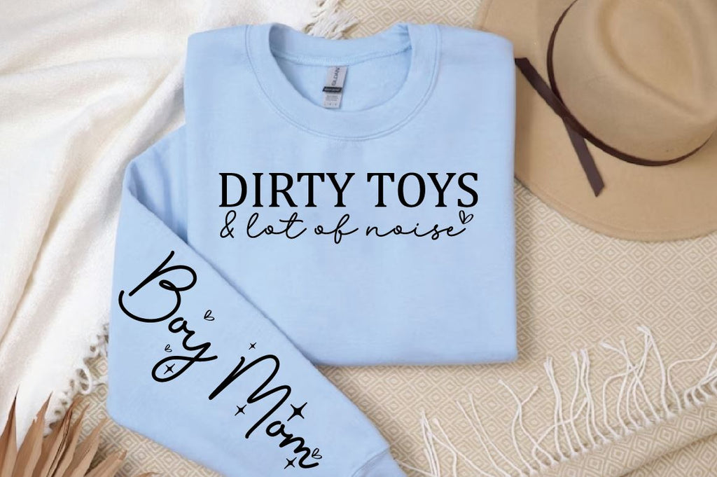 Dirty toys & lot of noise Sleeve Svg Design - So Fontsy