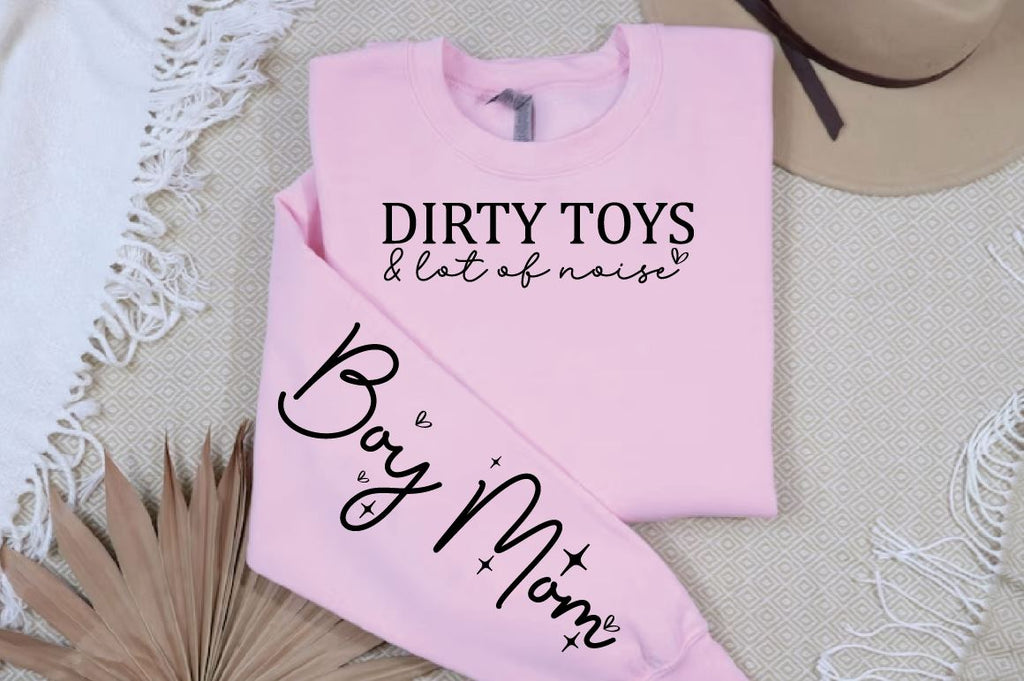 Dirty toys & lot of noise Sleeve Svg Design - So Fontsy