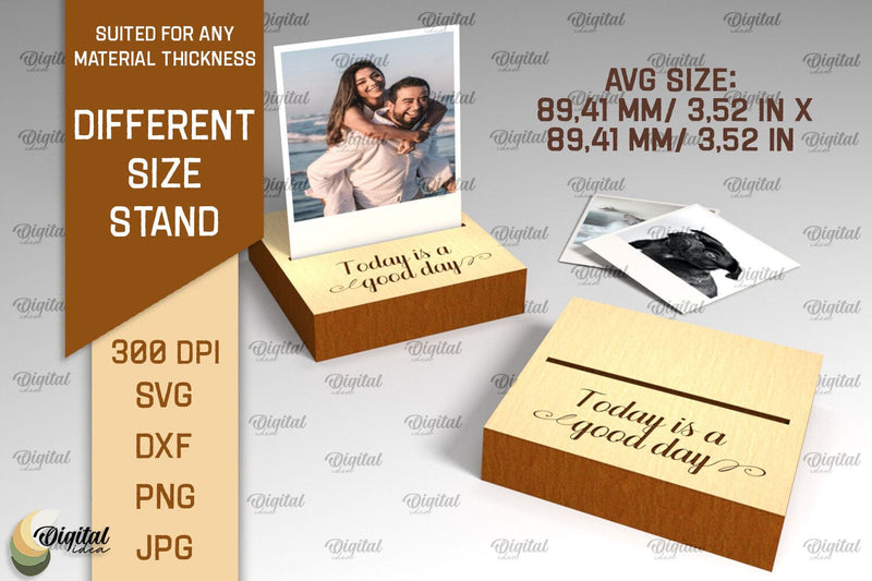 Display Stand Laser Cut. Wooden Stand SVG - So Fontsy