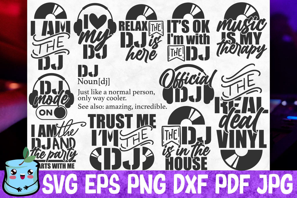 Dj SVG Bundle - So Fontsy